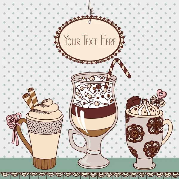 Three of cups Vector Art Stock Images | Depositphotos