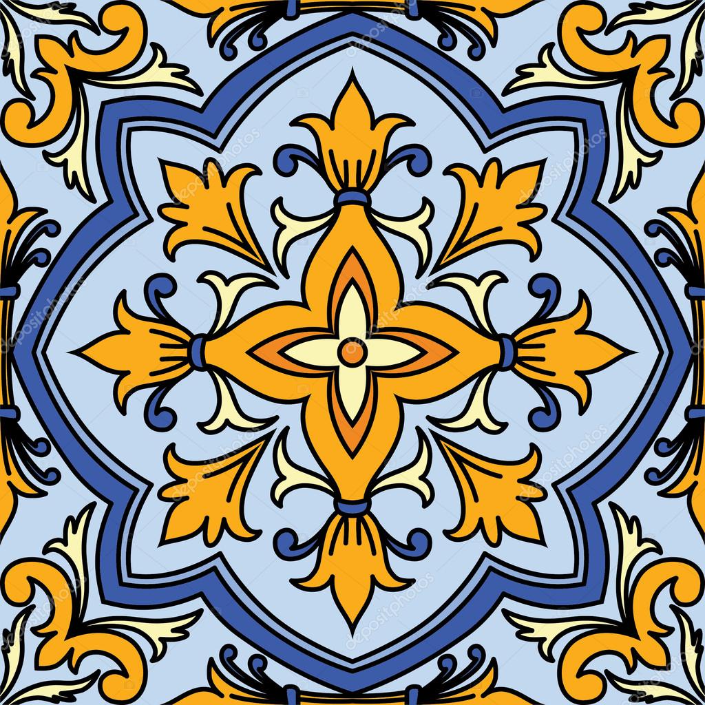 Ornamental tile background Stock Vector Image by ©Maria_Galybina #63329423