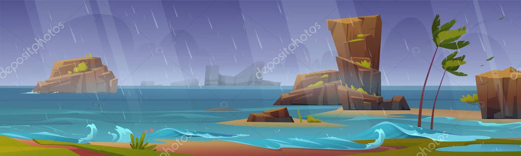 Stormy sky cartoon Vector Art Stock Images | Depositphotos
