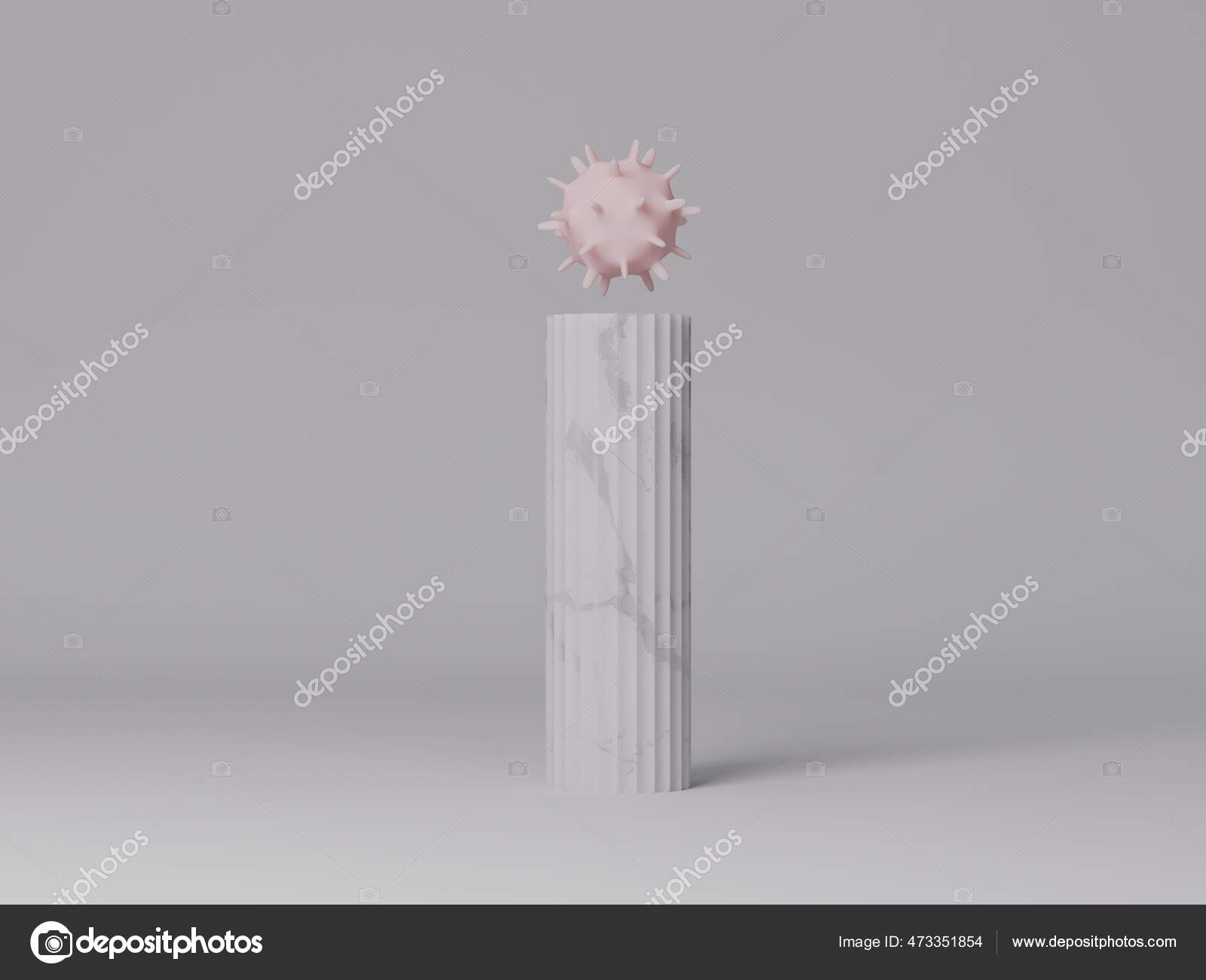 Composición Simple Diferentes Objetos Ilustración: fotografía de stock ...