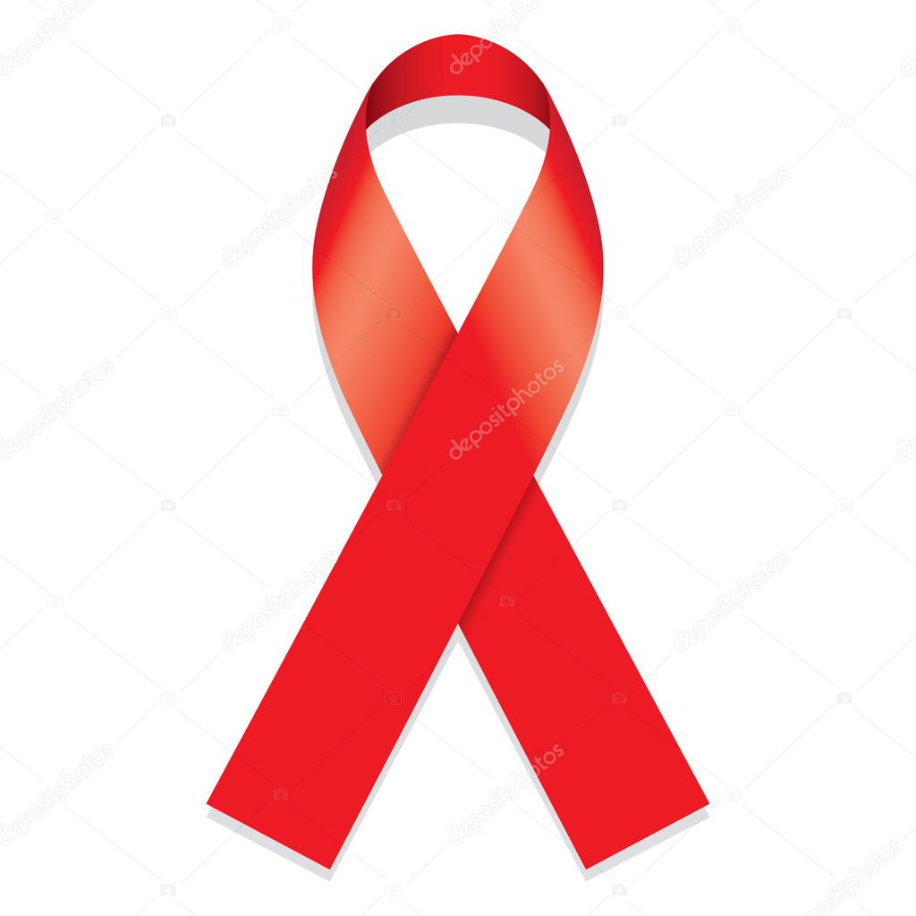 Icono símbolo de la lucha contra el SIDA y la concienciación, cinta ...