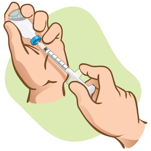 Inyección intramuscular imágenes de stock de arte vectorial | Depositphotos