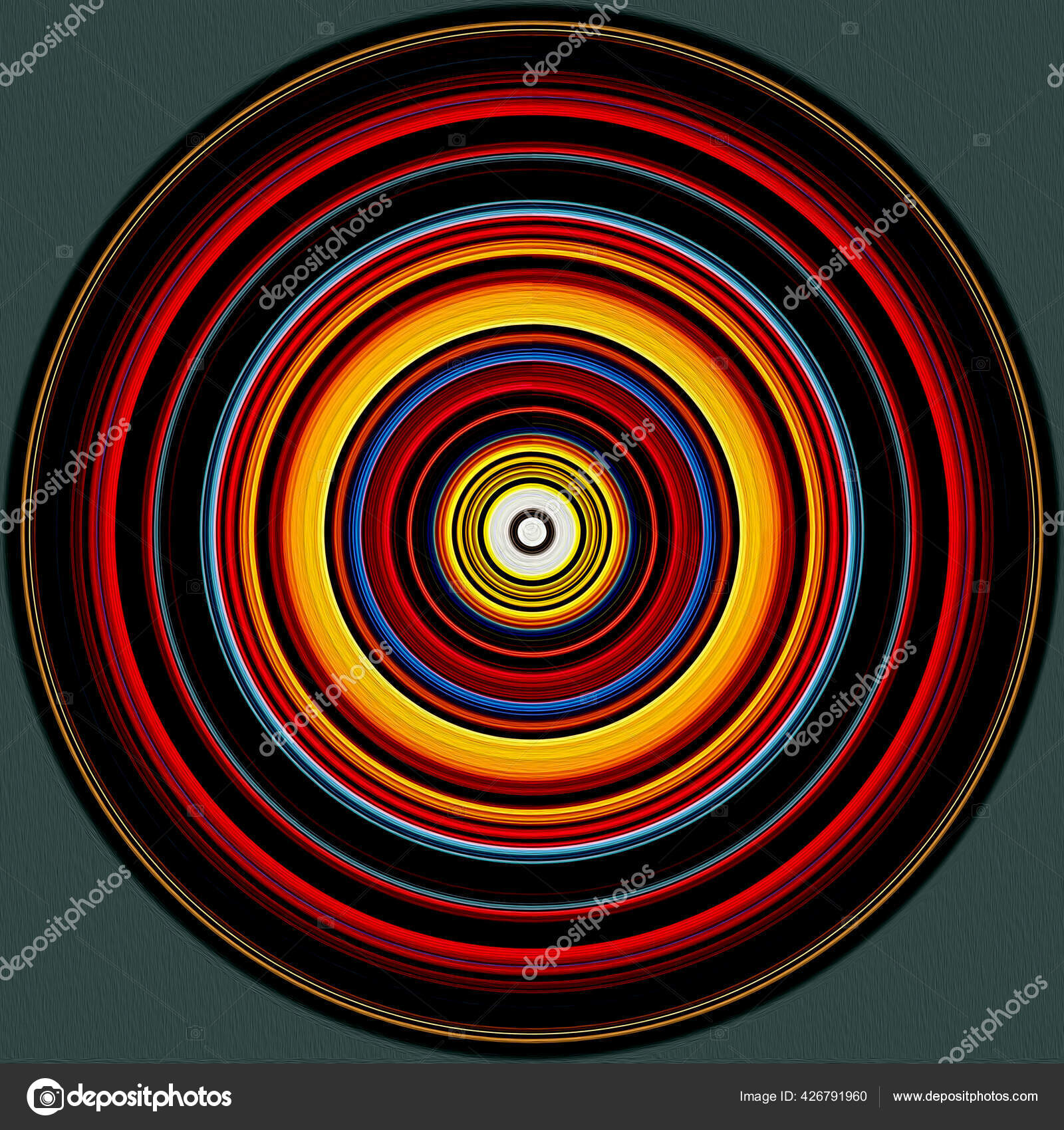 Geometry Circular Abstract Background Design Artwork Stock Photo by ...