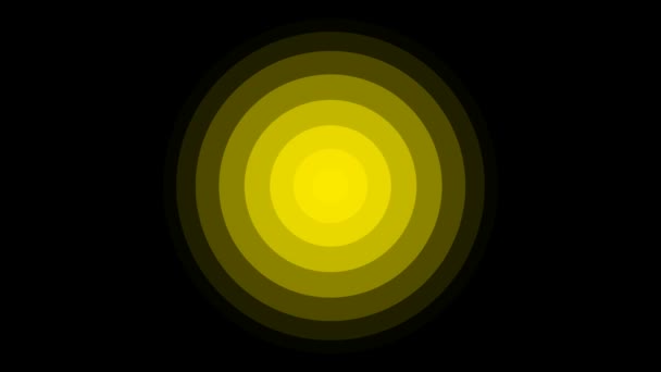 Pulsing yellow circles Stock Video Footage by ©naline #63498475