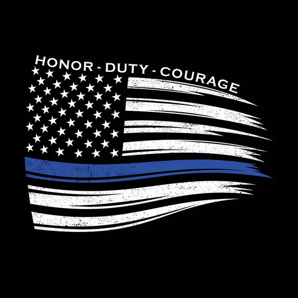 Thin blue line Vector Art Stock Images | Depositphotos