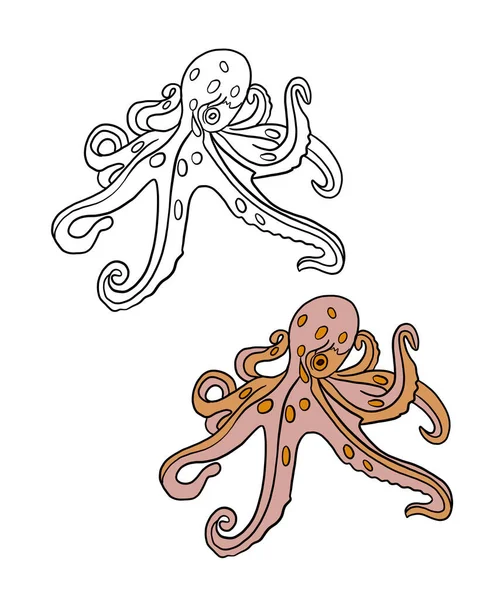 Octopus Comic Art
