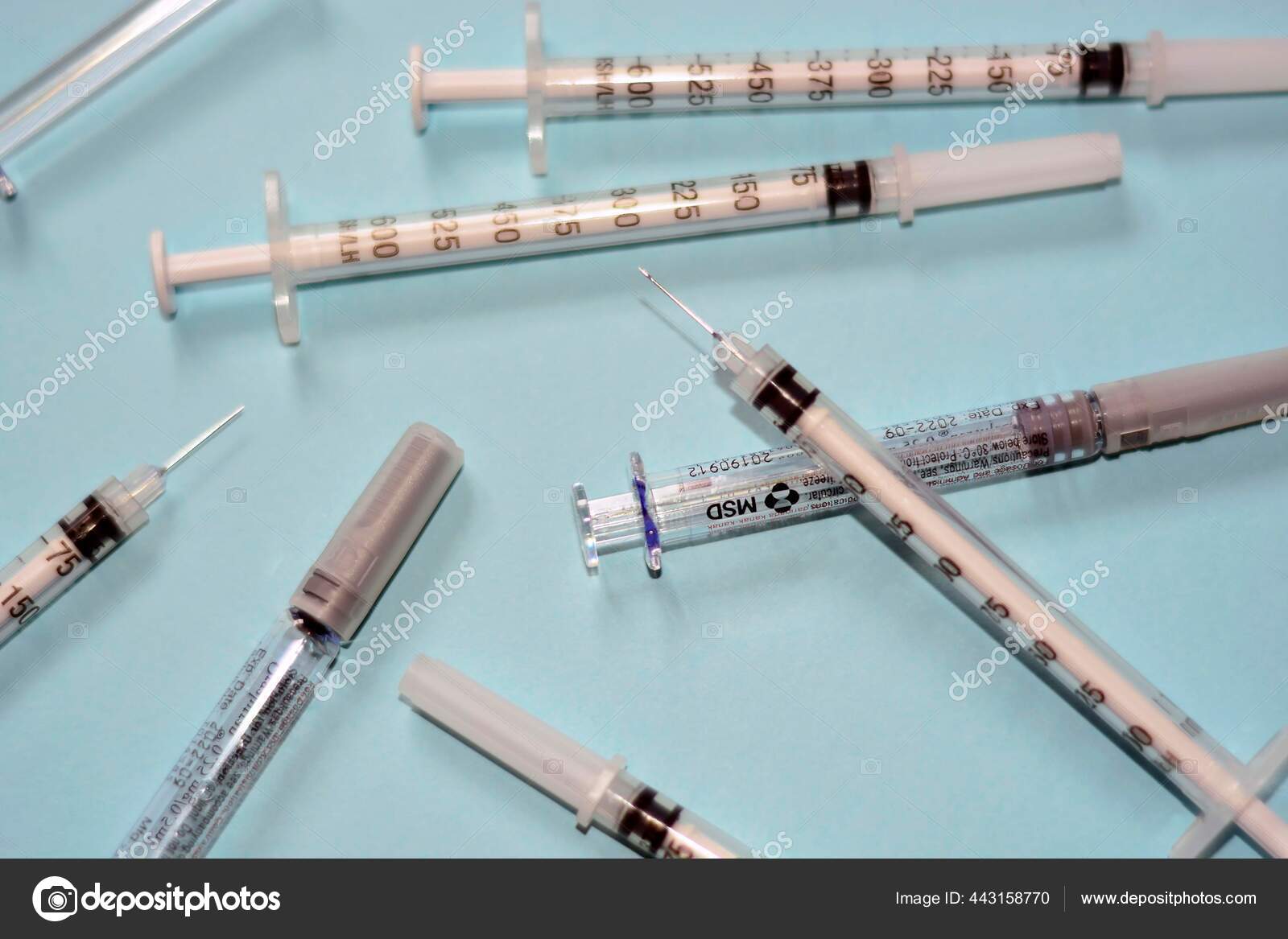 Kota Kinabalu Sabah Malaysia January 2021 Orgalutran Injection Used ...