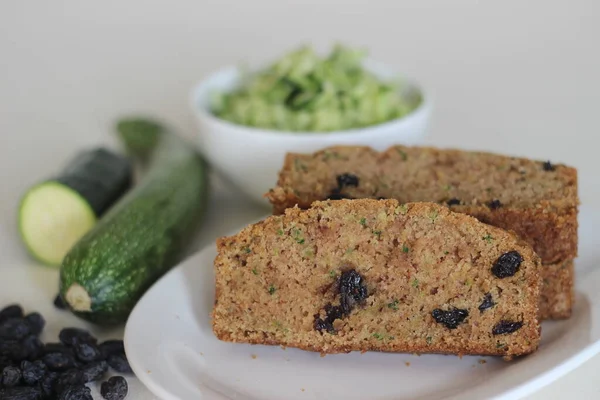 Zucchini raisin bread. Its a soft and moist quick bread made of ...