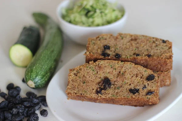 Zucchini raisin bread. Its a soft and moist quick bread made of ...