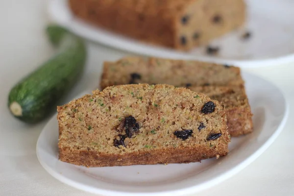 Zucchini raisin bread. Its a soft and moist quick bread made of ...