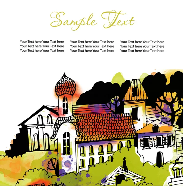 Tree city flyer background Stock Vector Image by ©TatianaDavidova #63655769