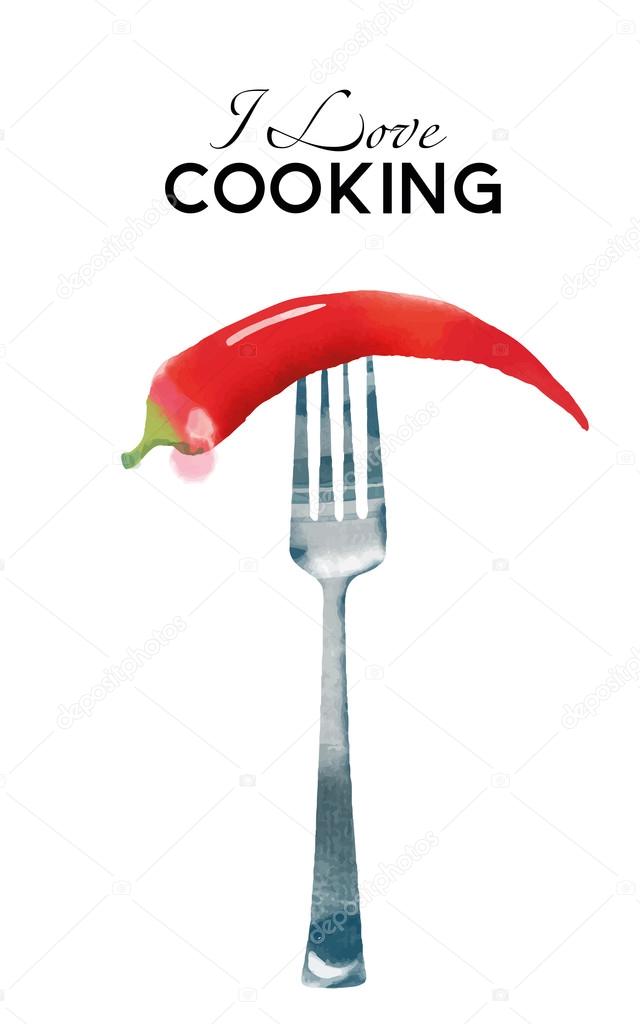 Watercolor kitchen background Stock Vector Image by ©TatianaDavidova ...