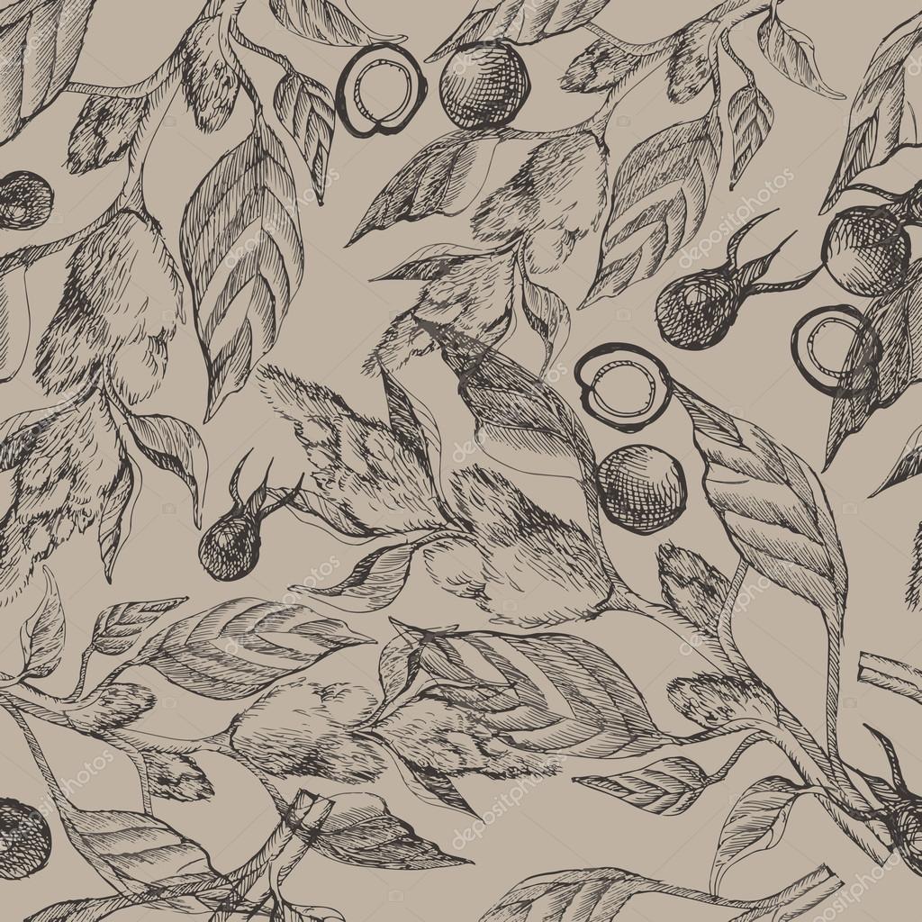 Drawing pattern of amaranth Stock Vector Image by ©TatianaDavidova ...