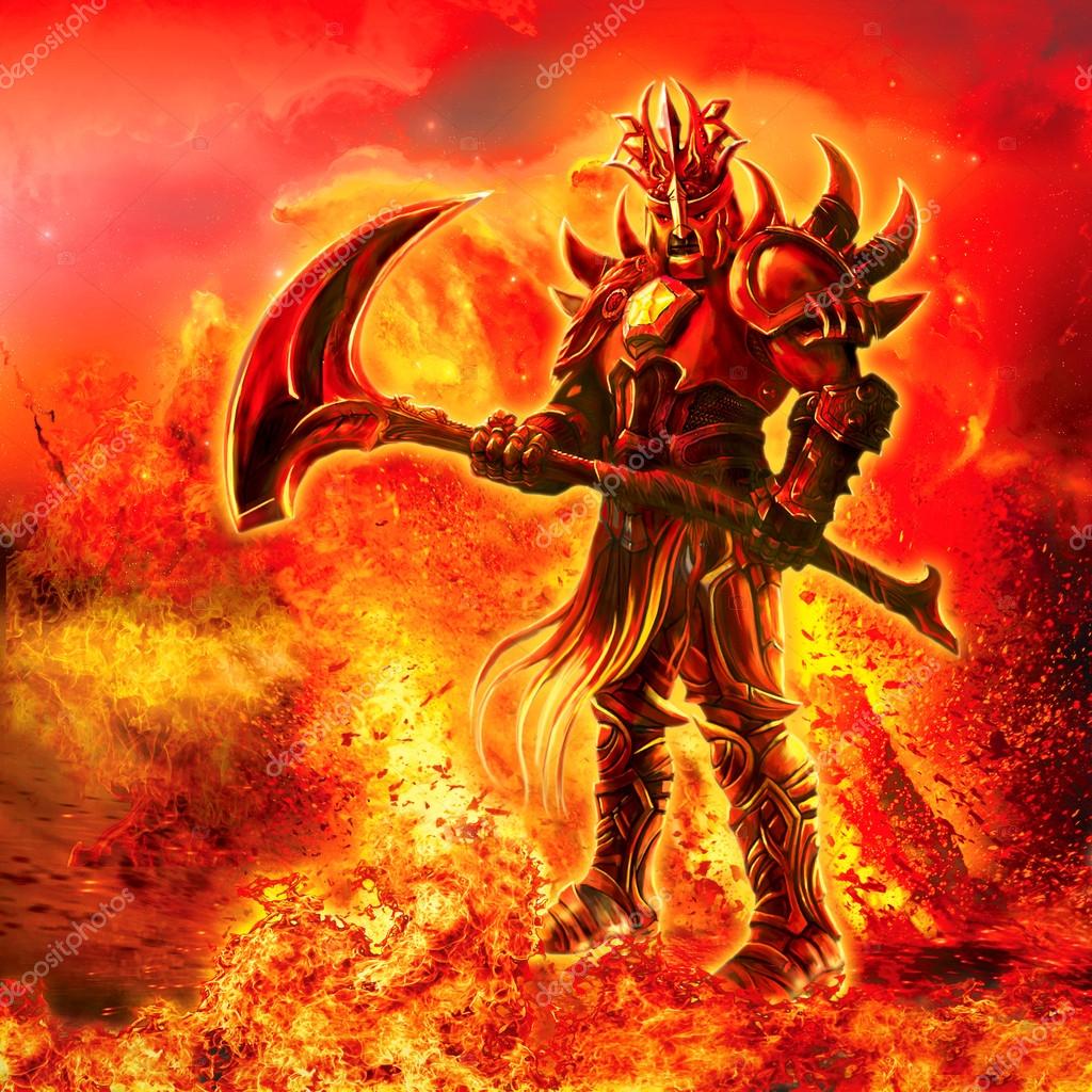 Fantasy Fire Warrior