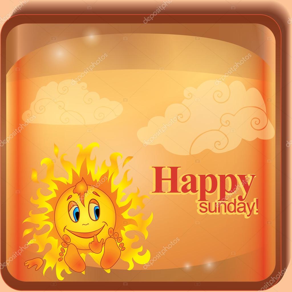 Happy cartoon sun, happy sunday Stock Vector by ©vitasunny 64616571 Happy cartoon sun, happy sunday Stock Vector by ©vitasunny 64616571