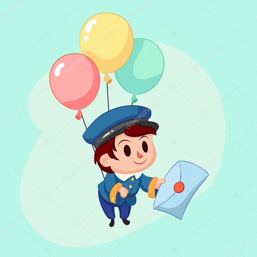 Briefpost Cartoon Paper Notes On Colorful Tape Cartoon Ill Afbeelding