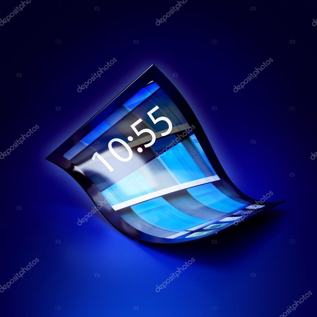 Phone with flexible screen — Stock Photo © egorovartem #63636163