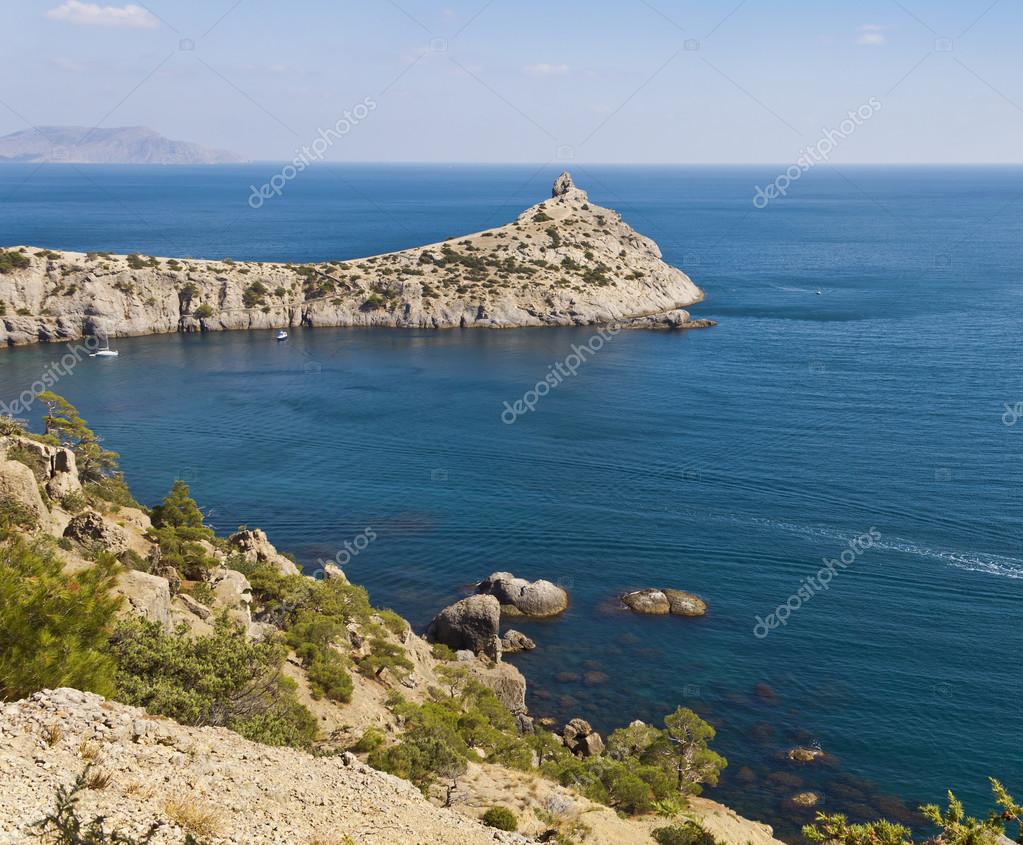 Blue Bay and the ancient coral reef — Stock Photo © gon4. #117769130