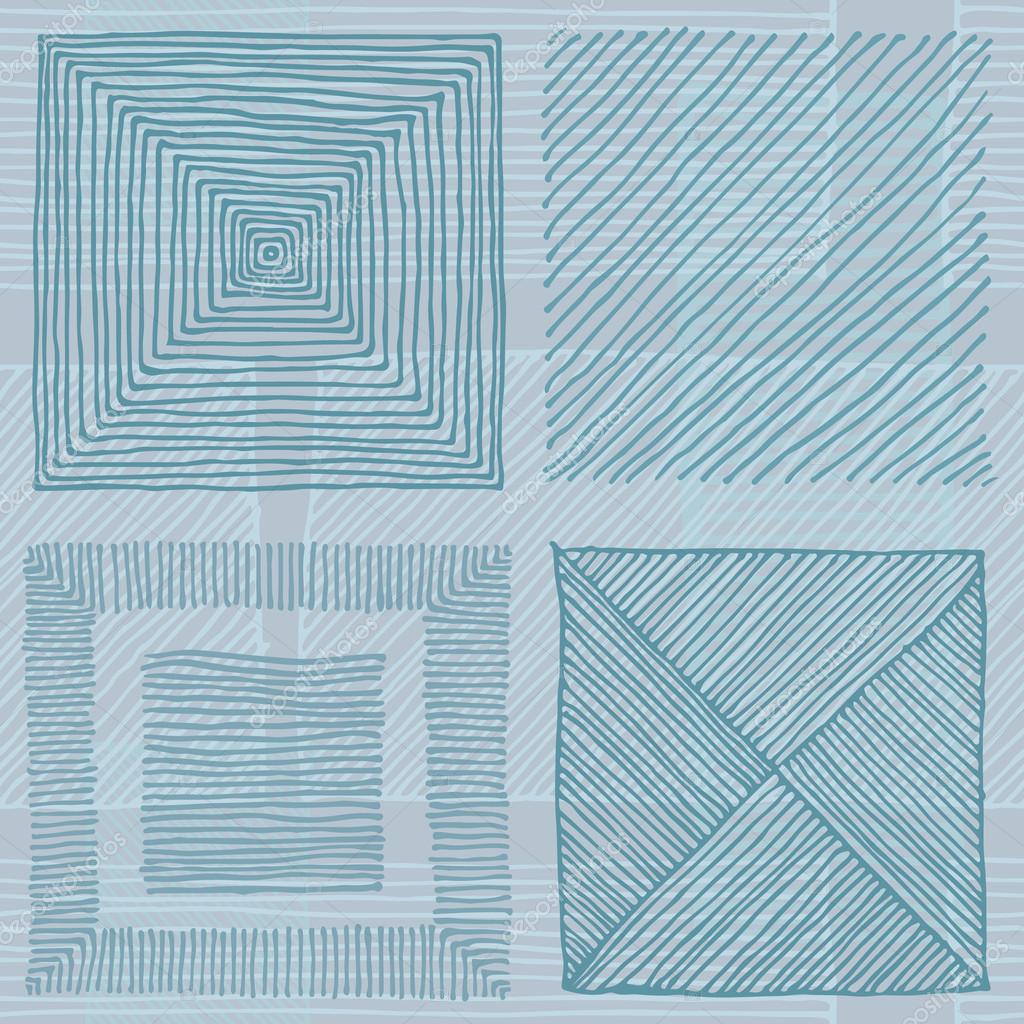 Color hand drawn striped pattern Stock Vector Image by ©ValeriyaDor ...