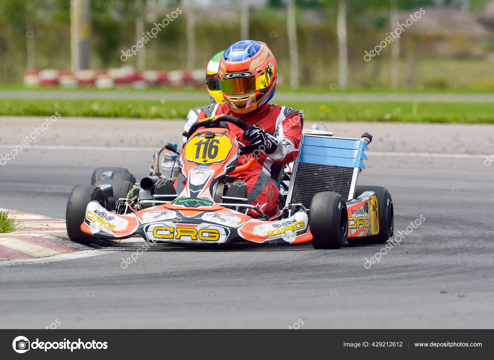 Prejmer Brasov Romania May Unknown Pilots Competing National Karting ...