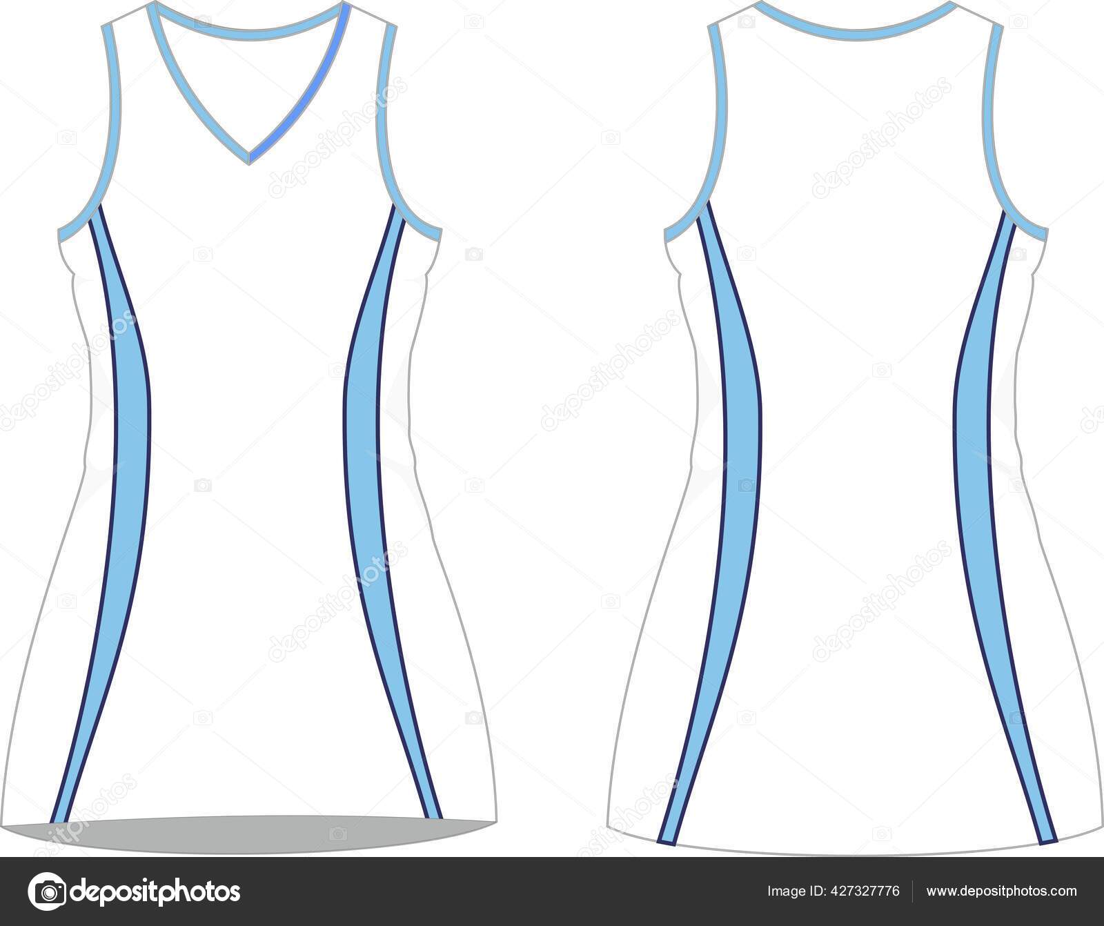 Netball Dresses Sublimated Fock Illustration Templates Vectors Stock ...