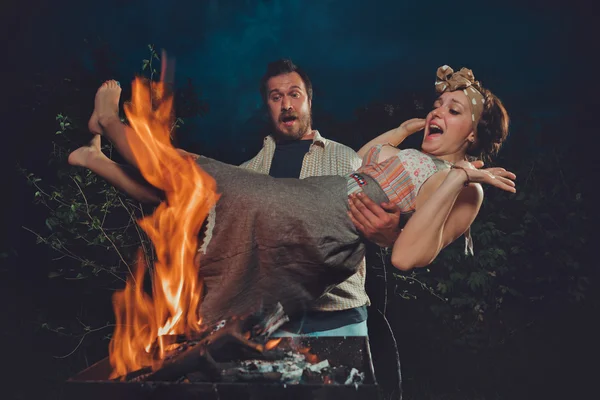 Witch at the stake Stock Photos, Royalty Free Witch at the stake Images ...