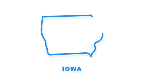 27 Iowa outline Videos, Royalty-free Stock Iowa outline Footage ...