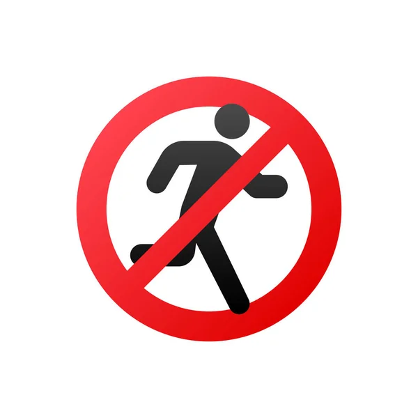 100,000 Running not allowed Vector Images | Depositphotos