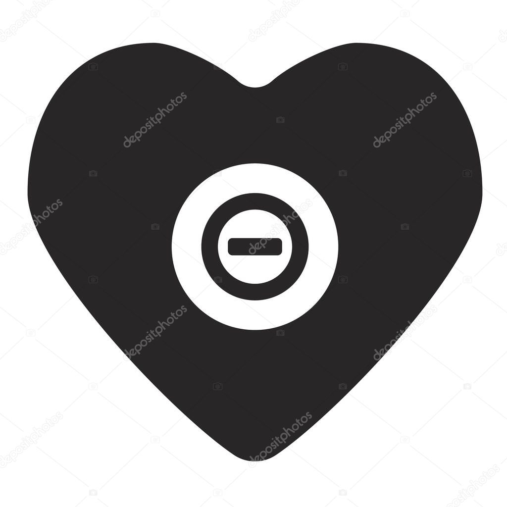 Coraz n negro con se al de stop en el interior. Ilustraci n vectorial. Estilo plano. Icono de ...