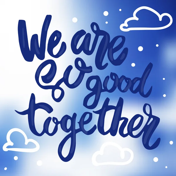 We go together Vector Art Stock Images | Depositphotos