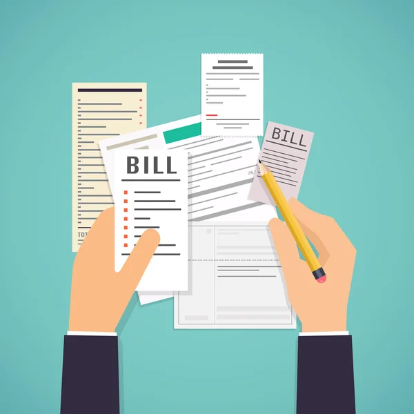 Paying Bills Clipart