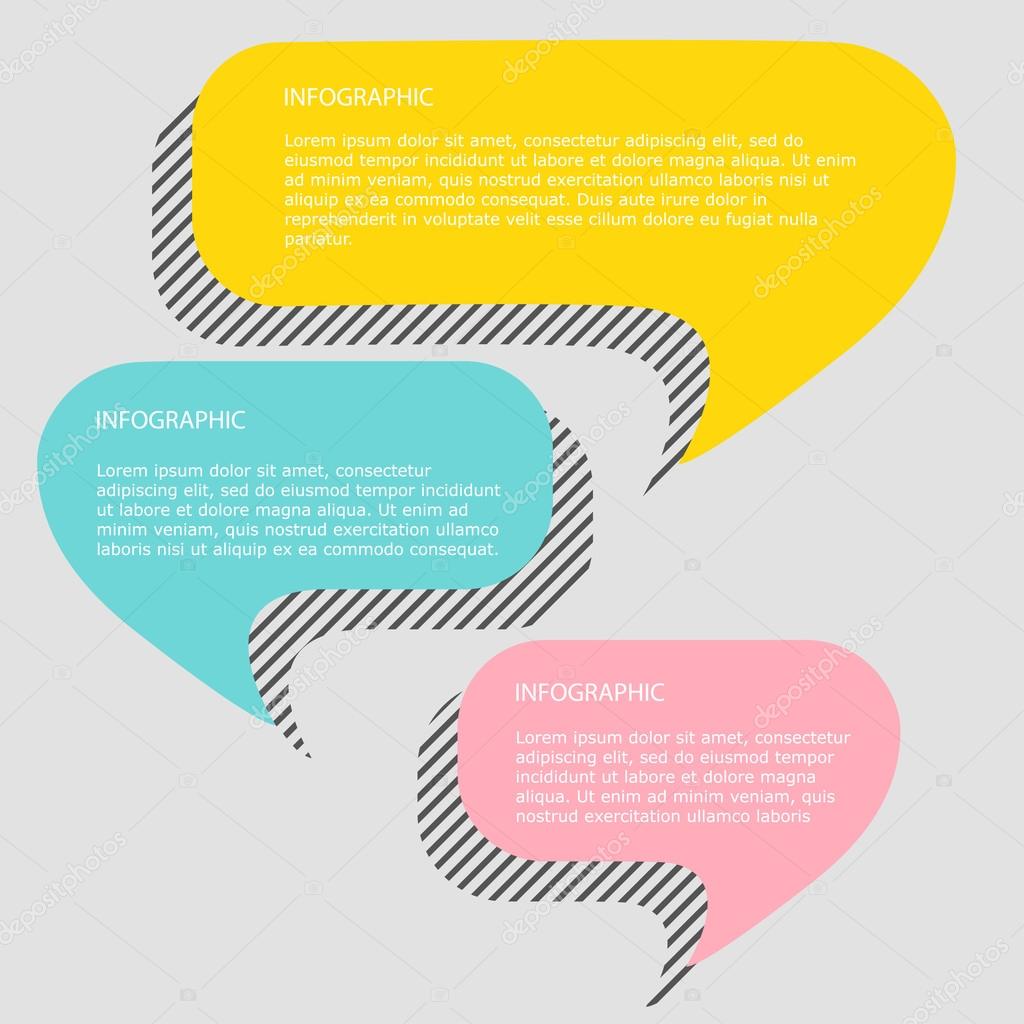 Colorful trendy infographics — Stock Vector © Gapchuk_Olesia #123521972