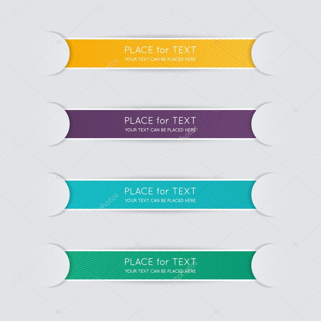 Colorful text box with steps Stock Vector by ©Gapchuk_Olesia 65430739