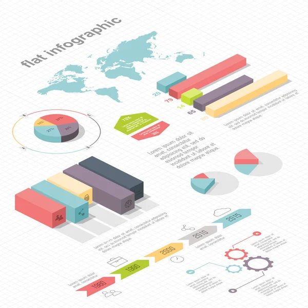Flat 3d isometric infographic Stock Vector Image by ©Gapchuk_Olesia ...