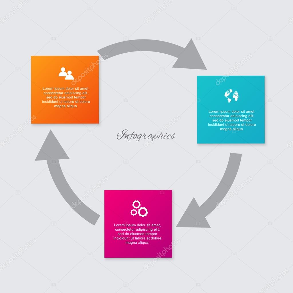 Colorful infographics for business presentation Stock Vector by ...