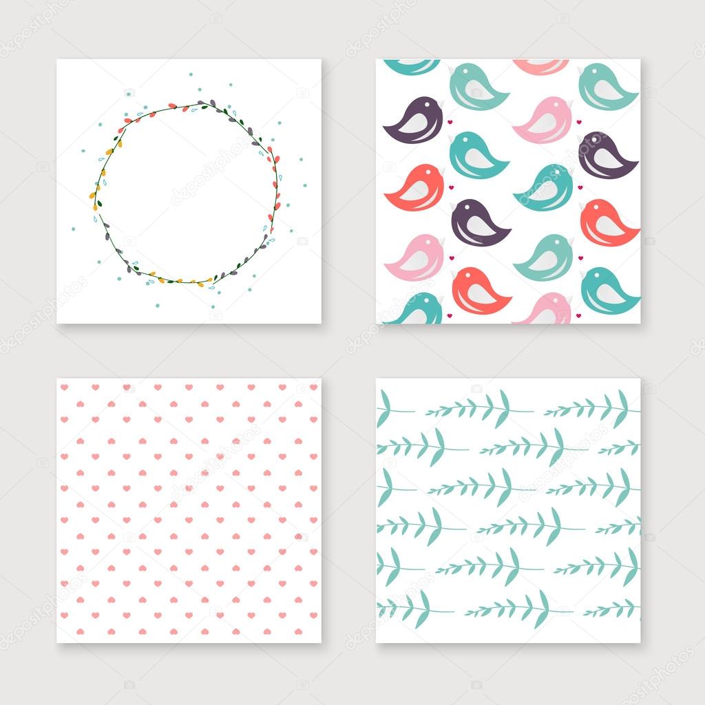 Invitation card backgrounds Stock Vector Image by ©Gapchuk_Olesia #80471856