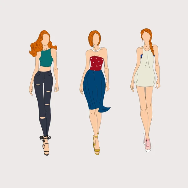 3,158 Female models Stock Illustrations | Depositphotos