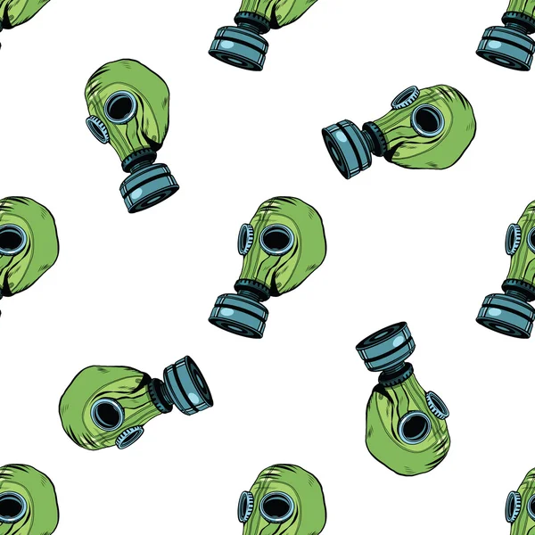 Gas mask seamless vector pattern ⬇ Vector Image by © studiostoks ...