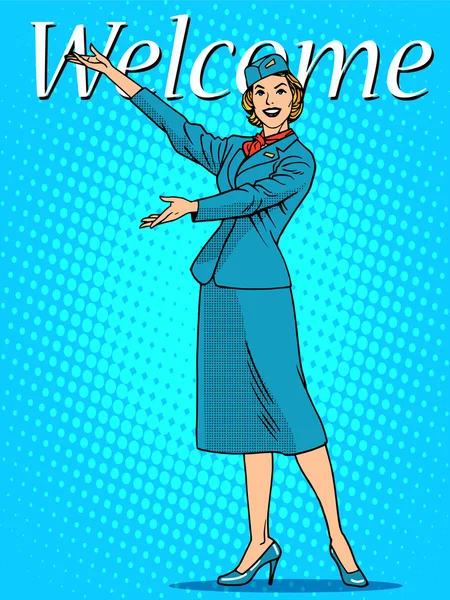 1,482 Welcome lady Vector Images - Free & Royalty-free Welcome lady ...