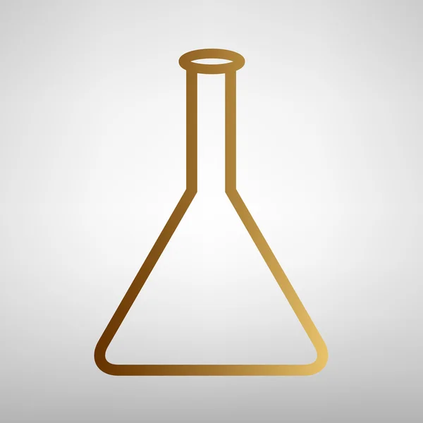 Vector Lab Flask Icon Symbol — Stock Vector © mikefirsov #35237139