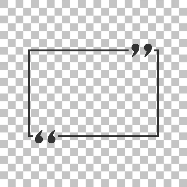 Gray quotation mark Vector Art Stock Images | Depositphotos