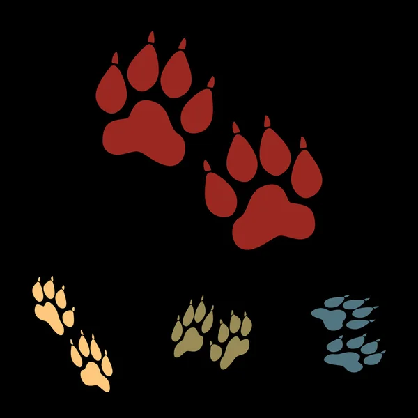 Animal Tracks. Vector illustration Stock Vector Image by ©Asmati1702 ...