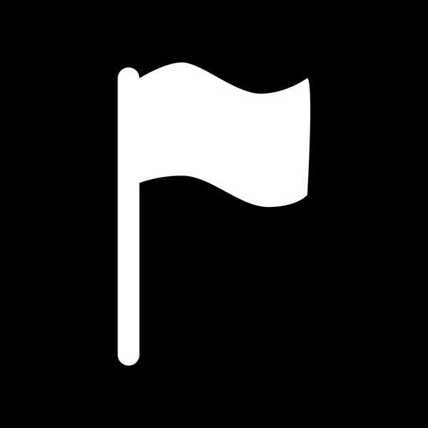 White flag icon Vector Art Stock Images | Depositphotos