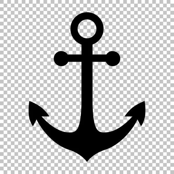 Fondo transparente con ancla imágenes de stock de arte vectorial ...