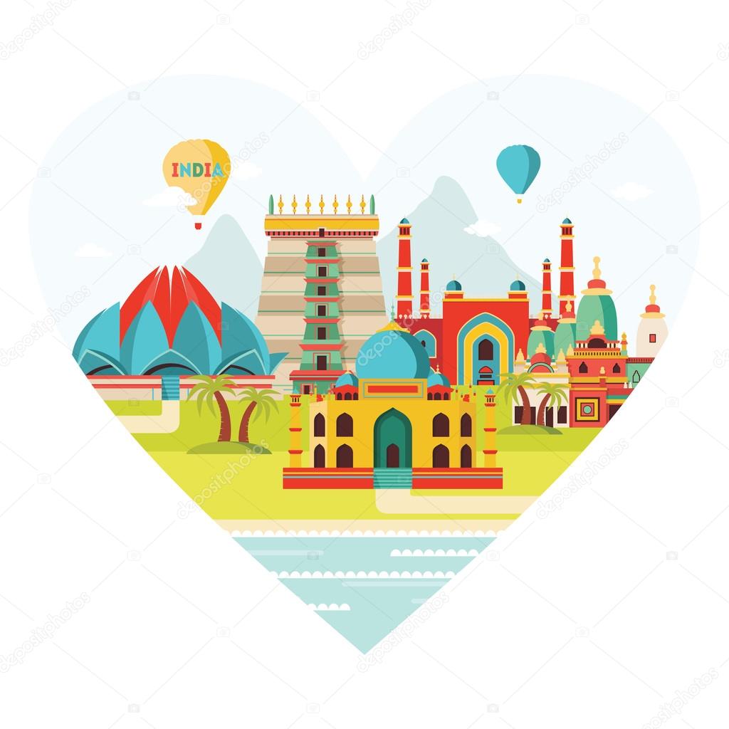 India travel icon Stock Vector Image by ©CamillaCasablanca #124471566