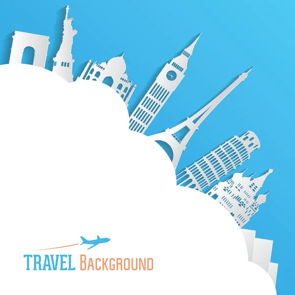 Travel and tourism background Stock Vector Image by ©CamillaCasablanca ...