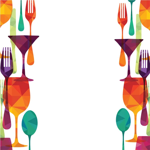 Eten en drinken achtergrond — Stockvector © CamillaCasablanca #65380445