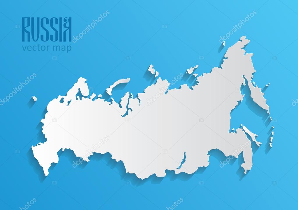 Russian map illustration Stock Vector by ©CamillaCasablanca 64045301