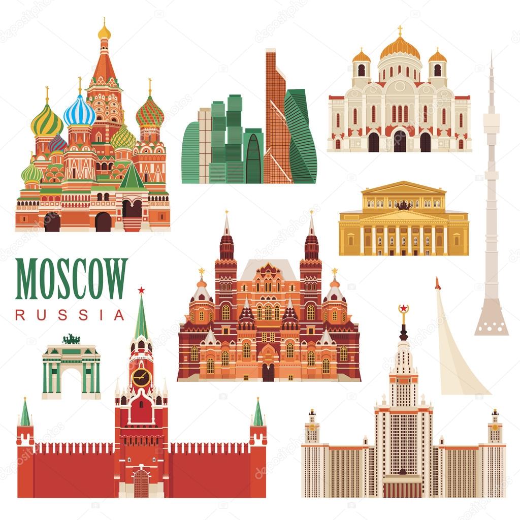 Moscow city illustration — Stock Vector © CamillaCasablanca #77281936