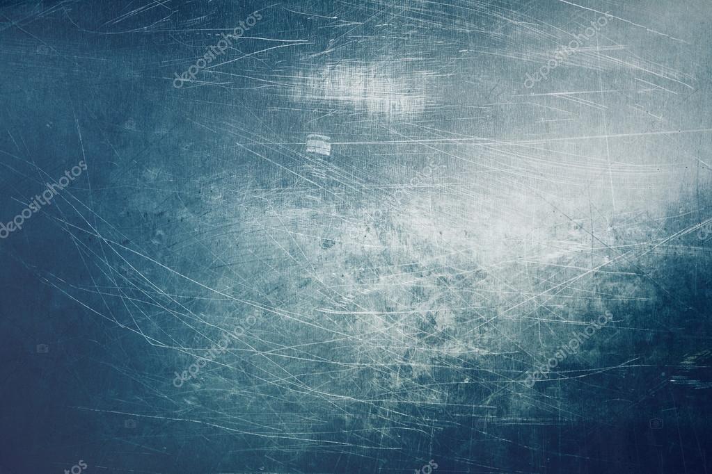 Scratched Blue Metal Texture